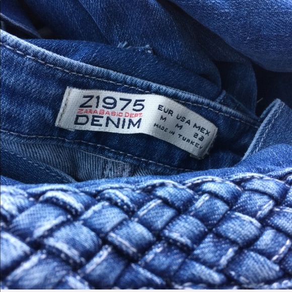 Zara | Jeans | Zarabraided Denim Overall Dungarees | Poshmark